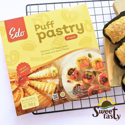 Promo EDO Pastry Puff Sheet | Kulit Pastry Edo Lembaran 375 - 750 gram ...