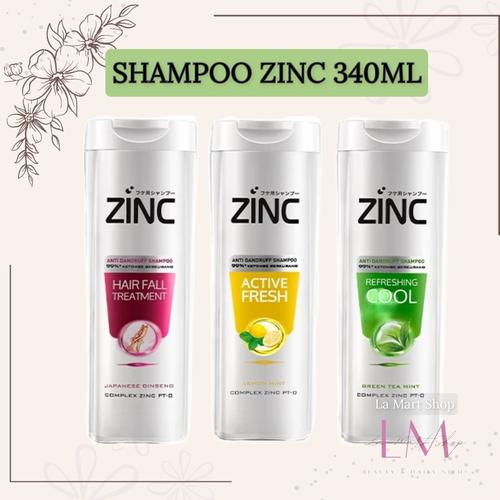 Jual Shampoo Zinc 340ML Cool Menthol Lemon Hair Fall - Lemon - Kota ...