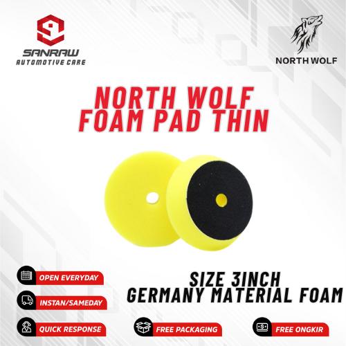 Jual North Wolf Foam Pad Thin Pro 3 inch 4 inch-Medium Cut Germany Material - Jakarta Selatan ...