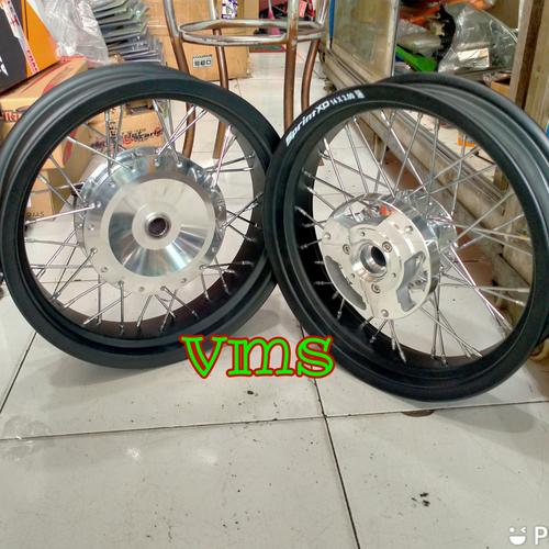 Jual velg set jari jari tapak lebar nmax aerox PCX 150 160 adv 250 300 ...