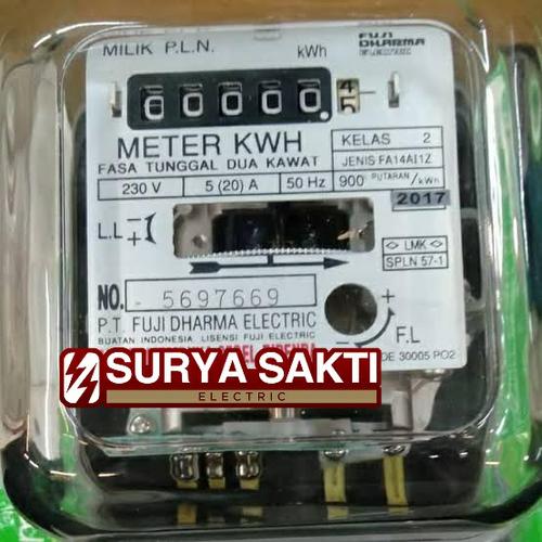 Jual Kwh meter Fuji dharma analog 1p 5(20)A meteran listrik 1 phase ...