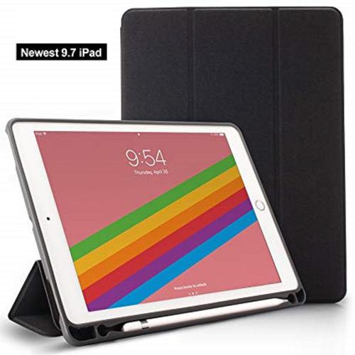 Promo Casing For Ipad 6 9.7 Inch 2018 Flip Case Auto Lock With Slot Pen ...
