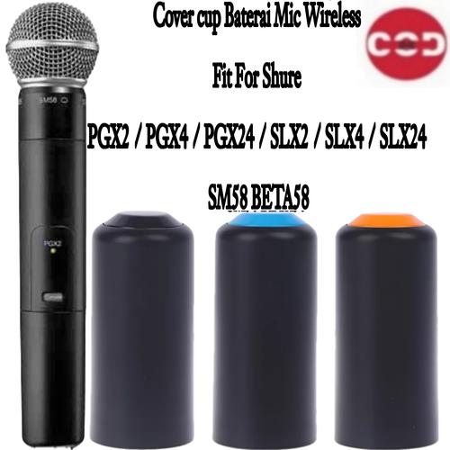 Jual Cup Cover Baterai Mic Shure PGX4 SLX2 SLX4 SLX24 BETA58 Wireless ...
