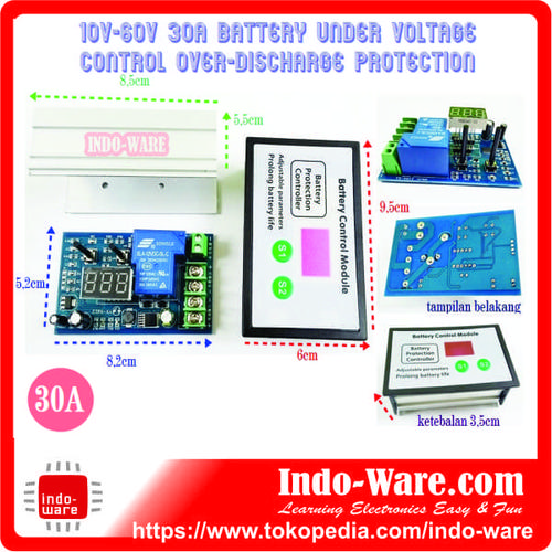 Jual Battery Under Voltage Control Over-discharge Protection 10v-60v ...