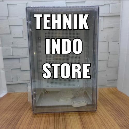 Jual box panel 50x40x20 TRANSPARAN ( TRANSPARENT COVER ) IP66 ABS ...