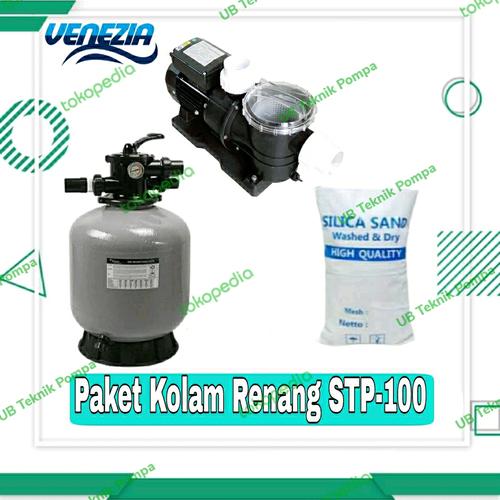Jual Pompa Kolam Renang 1HP Paket Pompa Kolam Venezia STP 100 + Emaux ...