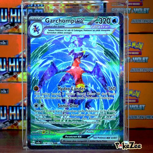 Jual Garchomp ex SAR 218/170 sv3s TCG Kartu Pokemon Indonesia Kilau ...