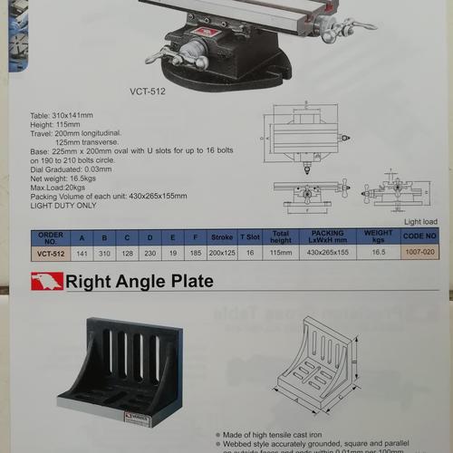 Jual vertex right angle plate vr-10 - Kota Surabaya - Vertex indonesia ...