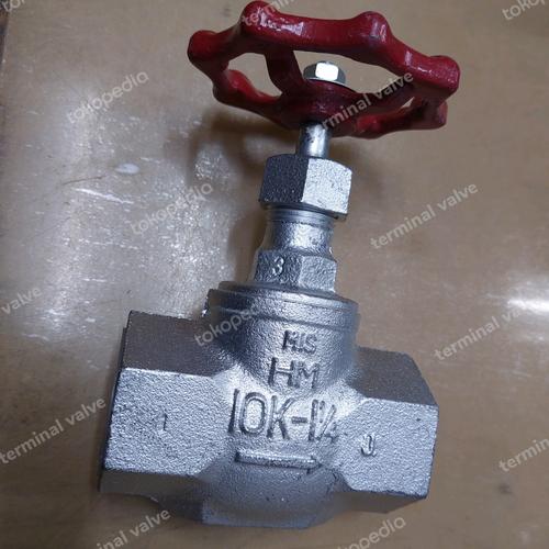 Jual globe valve mall 1inch/globe valve hitachi 1"/MIS HM 10K-1 ...