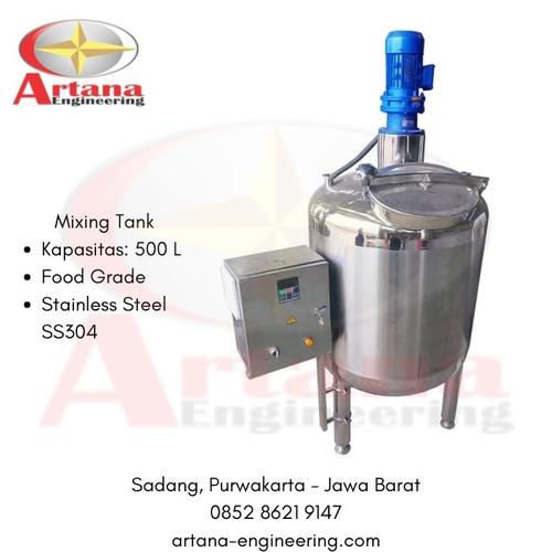 Jual Tangki Homogen / Mixing Tank 500 Liter Food Grade - Kab ...