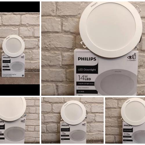 Jual philips eridani 3,5 w 7 w 10 w 14 w 22 w led panel downlight inbow ...