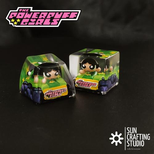 Jual Artisan Keycap The Powerpuff Girl Custom Keycaps Buttercup - Cubic ...
