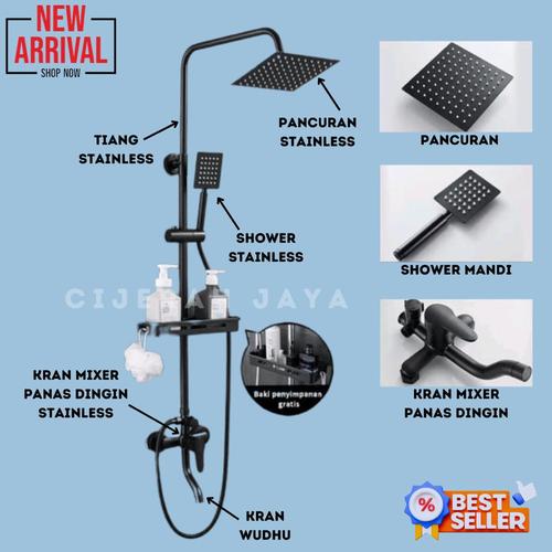 Jual SHOWER TIANG SET KRAN AIR PANAS DINGIN / SHOWER KOLOM / SHOWER ...