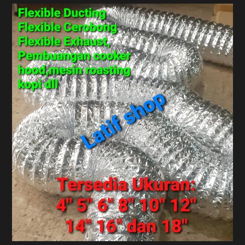 Jual Flexible ducting 16" selang flexible exhaust fan cerobong ...