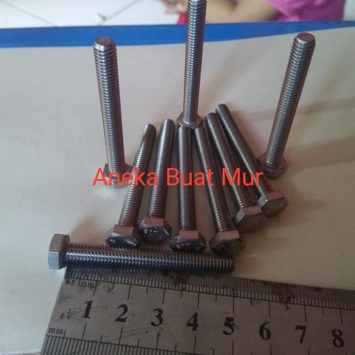 Jual BAUT HEXAGONAL M3 X 50mm atau Baut 6 Panjang 5cm - Kota Depok ...
