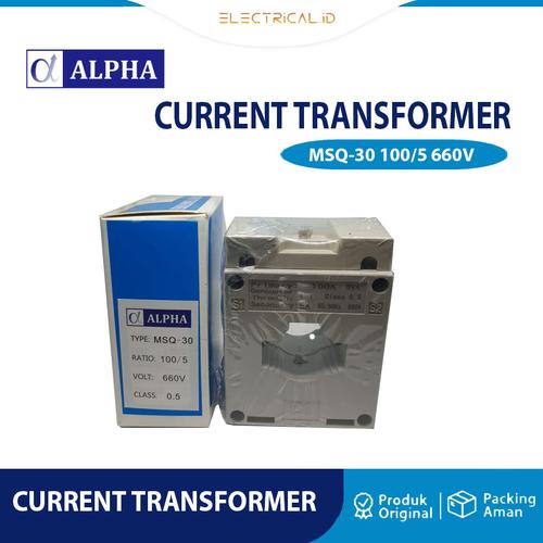 Jual Current Transformer CT MSQ-30 100/5A Brand ALPHA - Kota Tangerang ...