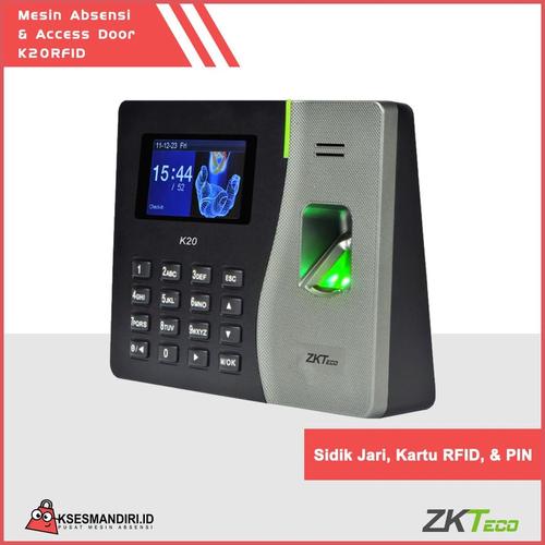 Jual Mesin Absensi Fingerprint Access Door Zkteco K20 Rfid - Kota Surabaya - Store Storz | Tokopedia
