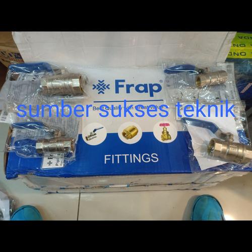 Jual Ball valve FRAP Brass 1/2"inch stop kran ball valve brass ...
