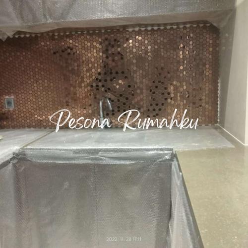 Jual Mosaic Dinding Wastafel - Mozaik Venus Tipe Deluxe Hexagon Bronze ...