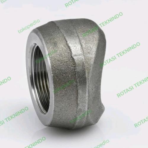 Jual Threadolet Besi Class 3000 Drat NPT 2" inch / A105 - Jakarta Barat ...