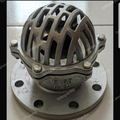 Jual Foot valve stainless 6 inch jis 10k / foot valve SS 304 DN 150 ...