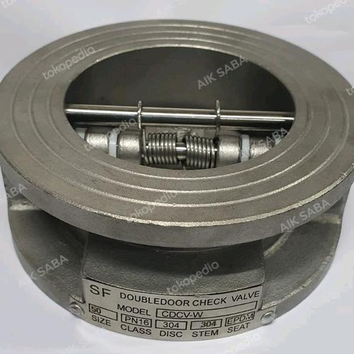 Jual Wafer check Full Stainless 304 3" inch / Double door check valve ...