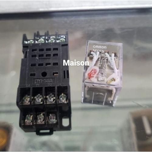 Jual Relay Omron My4N 220V Ac + Socket / My4N 220Vac Terbaru - My4n ...