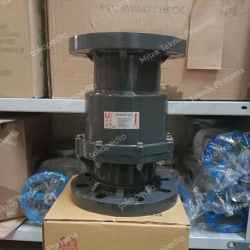 Jual Swing Check Valve PVC Flange JIS 10K 3" inch DN80 - Jakarta Barat ...