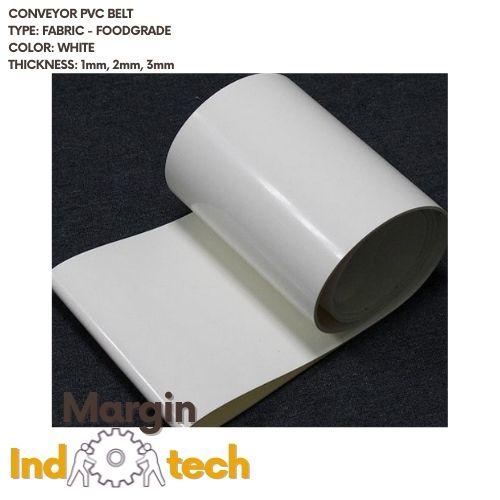 Jual Conveyor PVC belt PUTIH FABRIC FOODGRADE / WHITE FABRIC 1mm ...