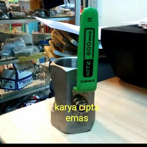 Jual Ball Valve ss316 utkm KITZ 1 1/2"inch original - Jakarta Barat ...