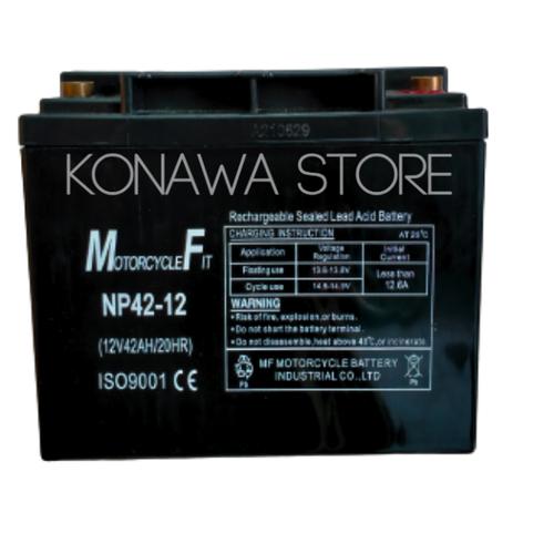 Jual Aki Kering 12V 42Ah Battery VRLA Panel Surya Genset MF NP42-12 ...