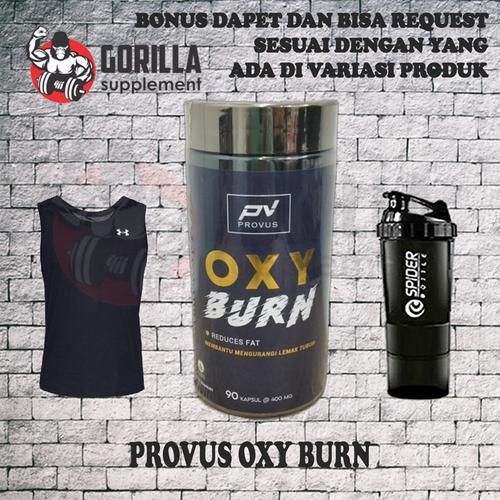 Promo PROVUS OXY BURN 90 kapsul PV OXYBURN Fatburner Pembakar Lemak BPOM - Shaker, Oxy 30 KAPSUL ...