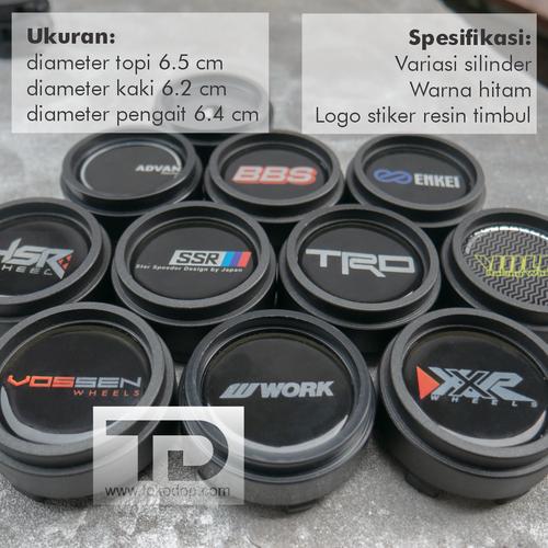 Jual DOP STIKER RESIN TIMBUL 6.5 CM 6.2 CM ADVAN BBS ENKEI HSR SSR TRD VOLK - Polos No Stiker ...