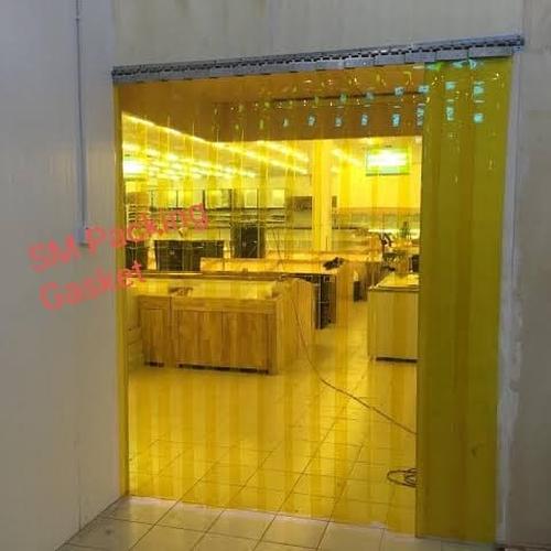 Jual Tirai PVC Curtain Komplit Warna Kuning 75cm x 2,20 mtr - Jakarta ...