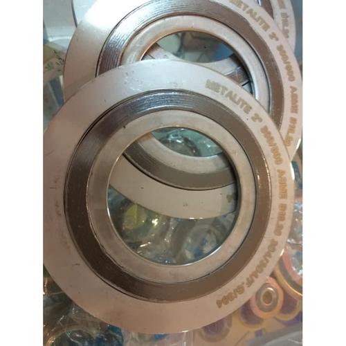 Jual jual Spiral Wound Gasket (SWG) class 150 type inner outering ss ...