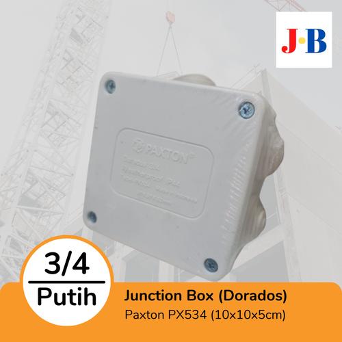 Jual Junction Box / Dorados Paxton 3/4 10x10x5cm - Putih - Kota ...