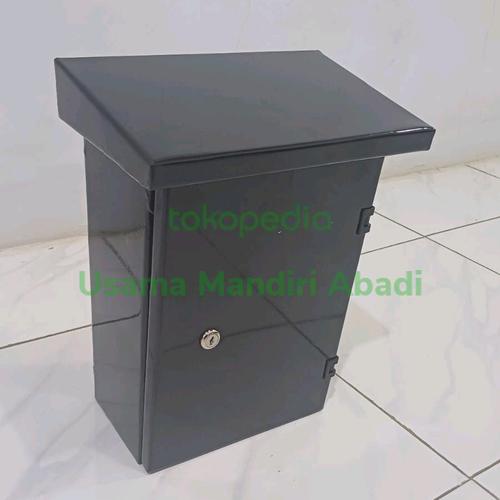 Jual Box panel outdoor 30x40x20 40x30 warna hitam Tebel 1.5 mm ...