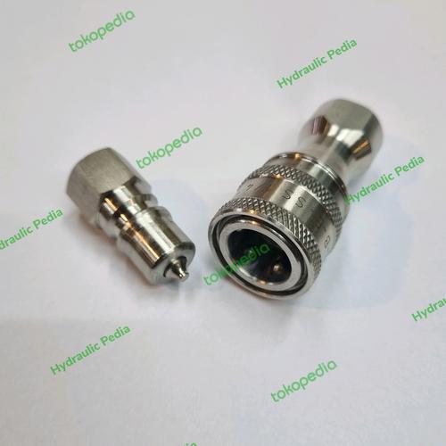 Jual Quick Coupler Hidrolik 1/4"inch stainless - Jakarta Barat ...