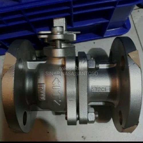 Jual Ball Valve Kitz Stainless ss304 Jis 10k Flange 21/2" inch / DN 40 - Jakarta Barat - SINAR ...