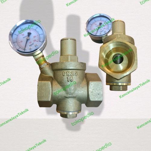 Jual PRV Pressure Reducing Valve Kuningan 1/2" inch DN15 Regulator PN ...