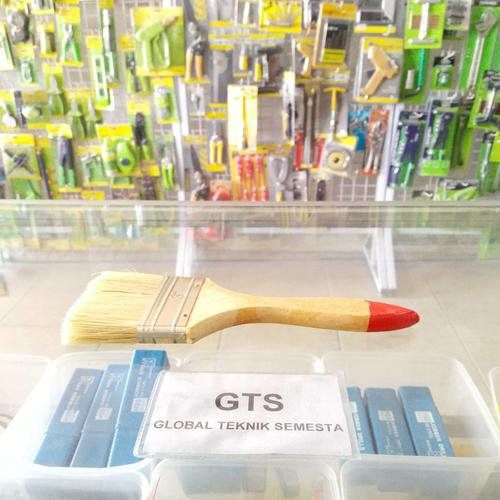 Jual KUAS CAT 3" RRT 3 INCH PAINT BRUSH KAYU BESI TEMBOK AIR MINYAK GTS ...