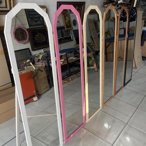 Promo Standing Mirror / Cermin Dinding Oval Kaca cermin aesthetic ...