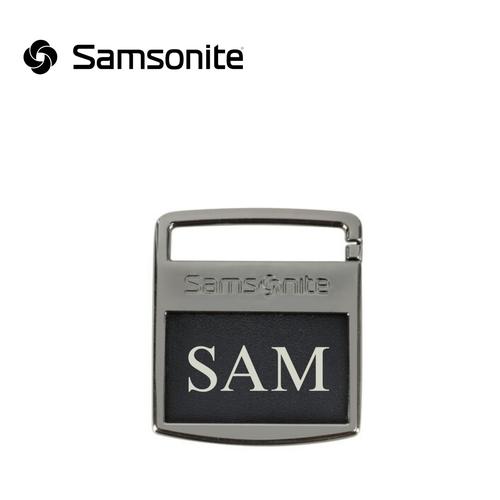 Jual Samsonite Metal Tag Emblem + Embose Backpack / Tas Samsonite ...