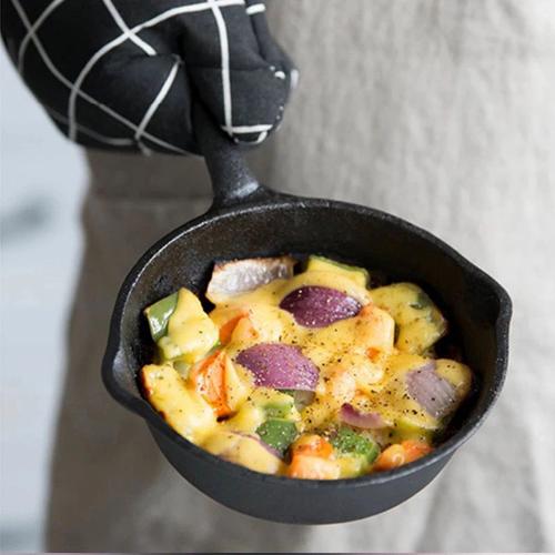 Jual panci wajan cast iron mini 16 cm / 6.5 inch penggorengan mini ...