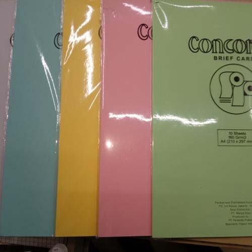 Jual Kertas Concorde 160gr A4 (ISI 10 SHEET) - 80320 - Kota Tangerang ...