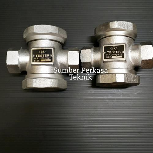 Jual Sight Glass Kaca Cast Iron TESTER Drat 1/2" inch / DN 15 - Jakarta ...