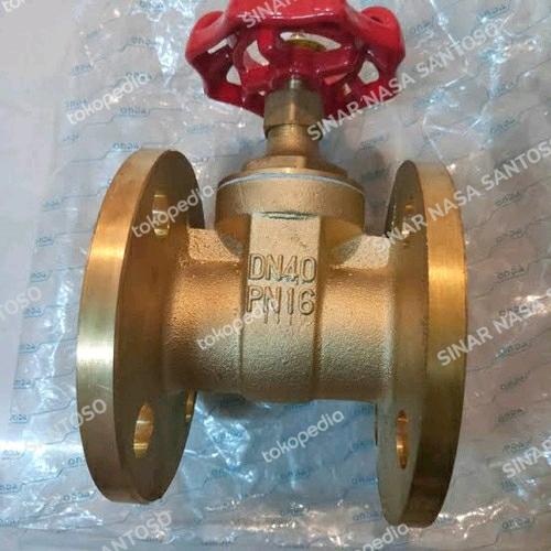 Jual Gate valve kuningan ONDA flange 4" inch PN16 DN100 - Jakarta Barat ...