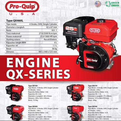 Jual Mesin Penggerak PROQUIP QX240 / Engine PROQUIP QX 240 9 HP - Kota ...