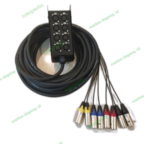 Jual Kabel snake isi 8 ch Apollo original paket box S.T.X panjang 10 ...