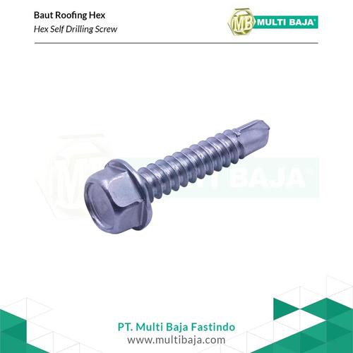 Jual Baut Roofing Stainless Steel M6 x 25 (Hex Self Drilling Screw ...